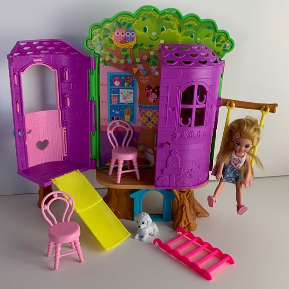 Mattel | Toys | Barbie Chelsea Treehouse Playset With Doll And ...